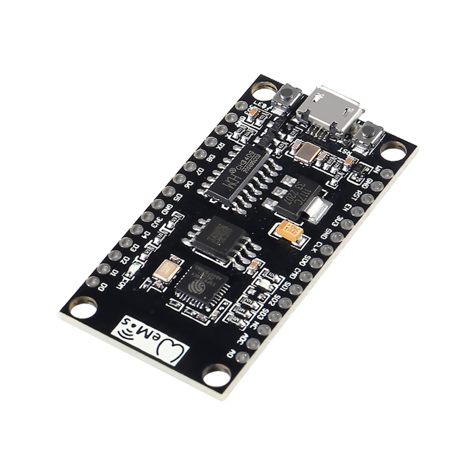 Alinan 5pcs CH340G NodeMCU V3 Lua WiFi Module Integration of ESP8266 + Extra Memory 32M Flash USB Serial CH340G for Arduino