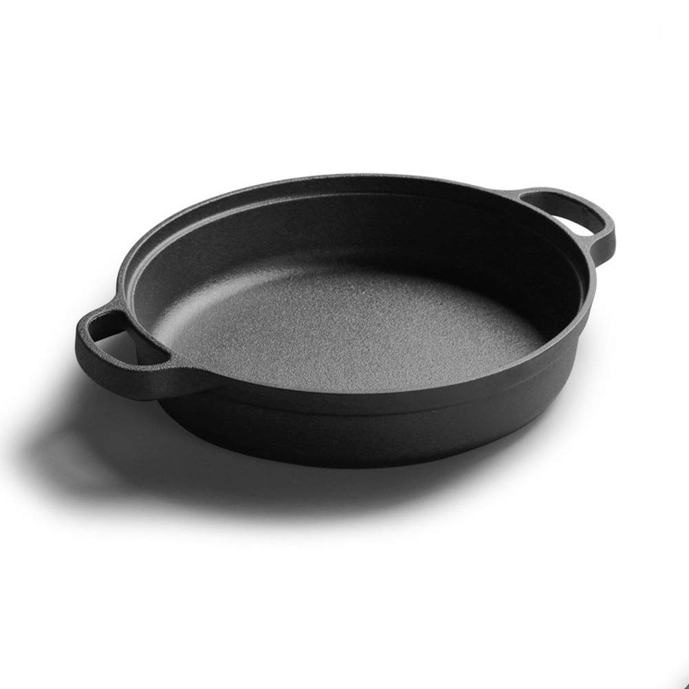 BEIHG Pre-Seasoned Cast Iron Grill Skillet Pan.cast Iron Skillet 9-inch Masterclass Cookware for Barbecue, Stove, Oven or Camping