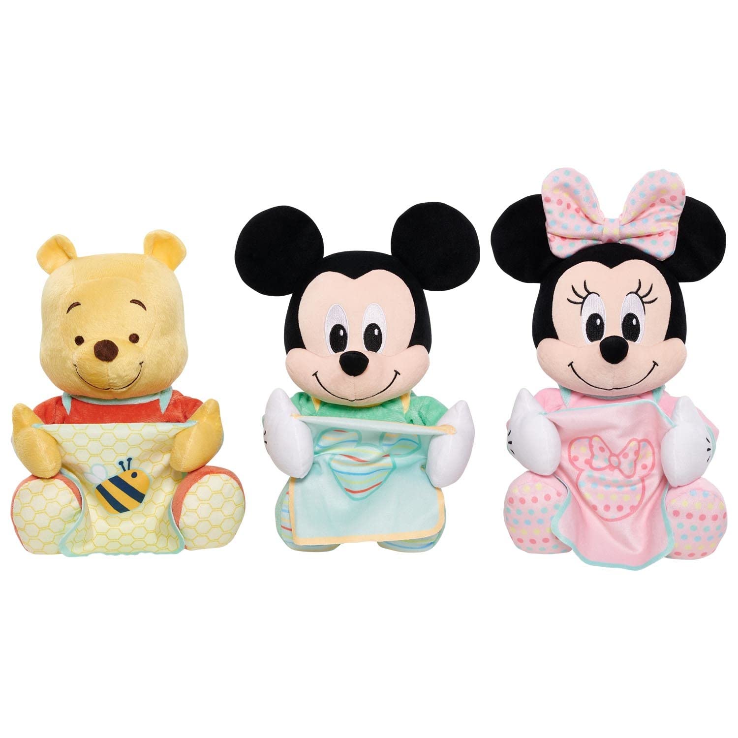 Disney Baby Hide-and-Seek Winnie The Pooh Interactive Plush, Officially Licensed Kids Toys for Ages 09Month by Just Play
