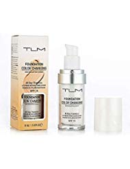 TLM Flawless Colour Changing Warm Skin Tone Foundation Makeup Base Nude Face Moisturizing Liquid Cover Concealer for women girls (Foundation)