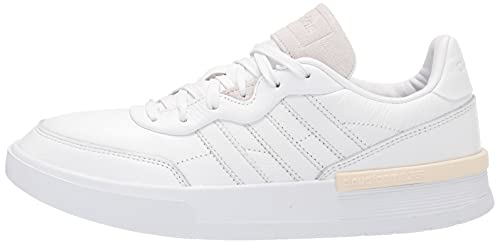 adidas Women's Futurecourt Tennis Shoe, White/White/Wonder White, 9.5