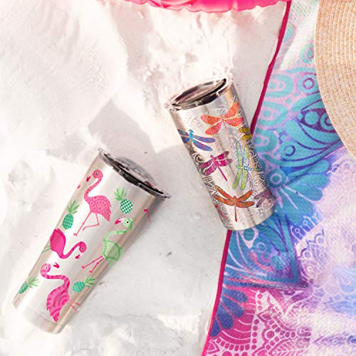 Tervis Margaritaville-Peace Love Salt Triple Walled Insulated Tumbler, 30oz Legacy, Stainless Steel