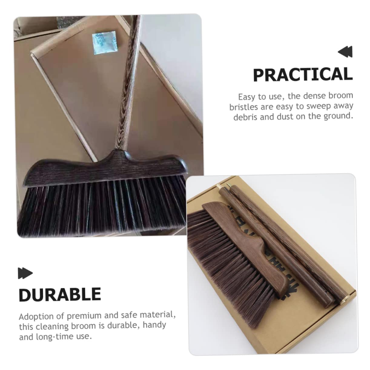 Alipis Sweeping Broom Room Cleaning Broom Broom Office Furniture Sweeper Wooden Home Broom Office Home Kitchen Broom