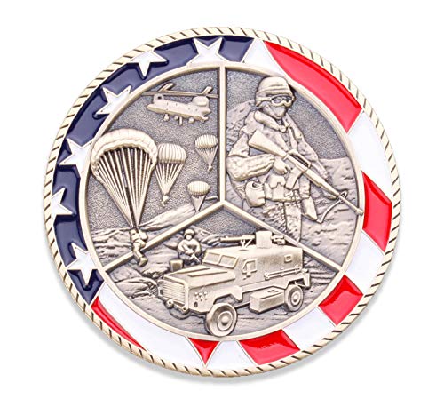 Army Retired Challenge Coin - United States Army Challenge Coin - Amazing US Army Retired Military Coin - Designed by Military Veterans!
