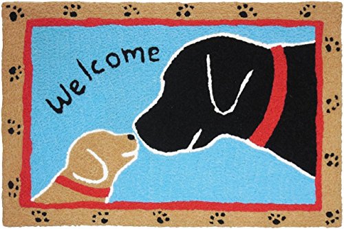 Jellybean Welcome Dogs Scatter Rug 20" x 30"