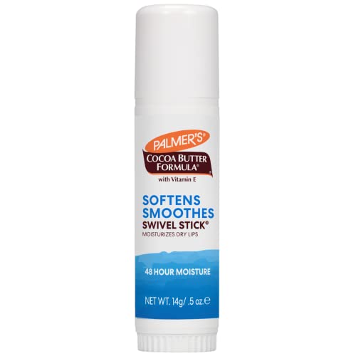Palmer's Cocoa Butter Formula Duo Pack, Moisturizing Swivel Stick and Lip Balm with Vitamin E, All Day Moisturization, For use on Lips, Dry Patches, Marks & Scars (Pack of 2)