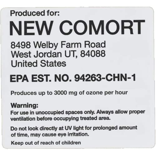 New Comfort Stainless Steel SS-700 Commercial Odor Removing Ozone Generator and Air Purifier Cleaner