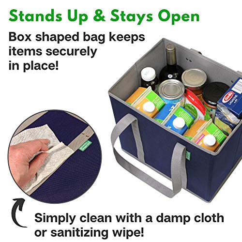 Creative Green Life Premium Quality Tote Bag Bundle (7-Bags) β Includes 3 Reusable Box Bags and 4 Moving Bags