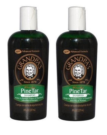 Hackerdom Grandpa's Soap: Pine Tar Shampoo, 8 oz (2 pack) by GRANDPA'S