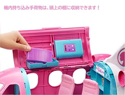 Barbie Airplane Playset, Dreamplane with 15+ Accessories Including Puppy, Snack Cart, Reclining Seats and More (Amazon Exclusive)
