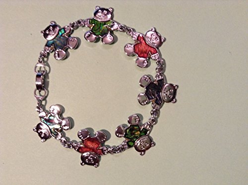 Shell of the Sea ThisTeddy Bear Paua shell link bracelet is so cute & 7"1/2 long