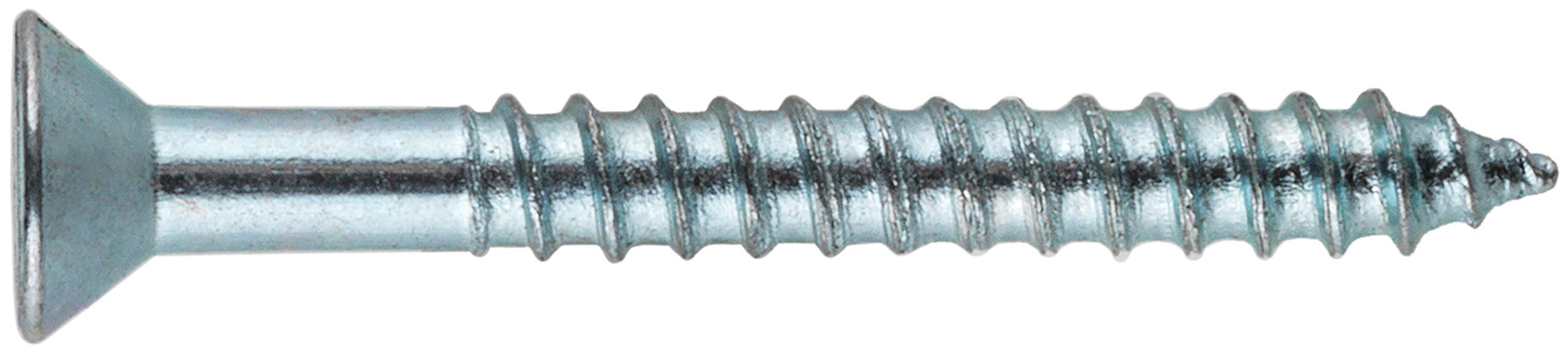 Hillman 40140 10-Inch x 2-3/4-Inch Flat Head Phillips Wood Screw, 100-Pack,Zinc