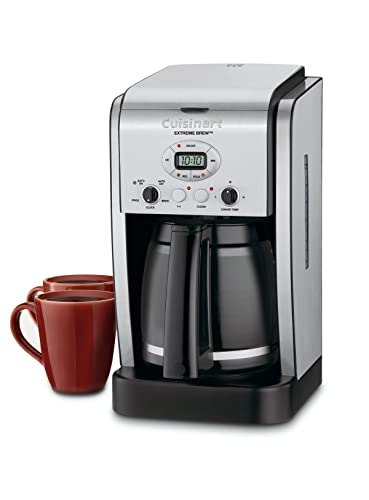 Cuisinart DCC-2650P1 Extreme Brew 12-Cup Programmable Coffeemaker, Black/Stainless Steel