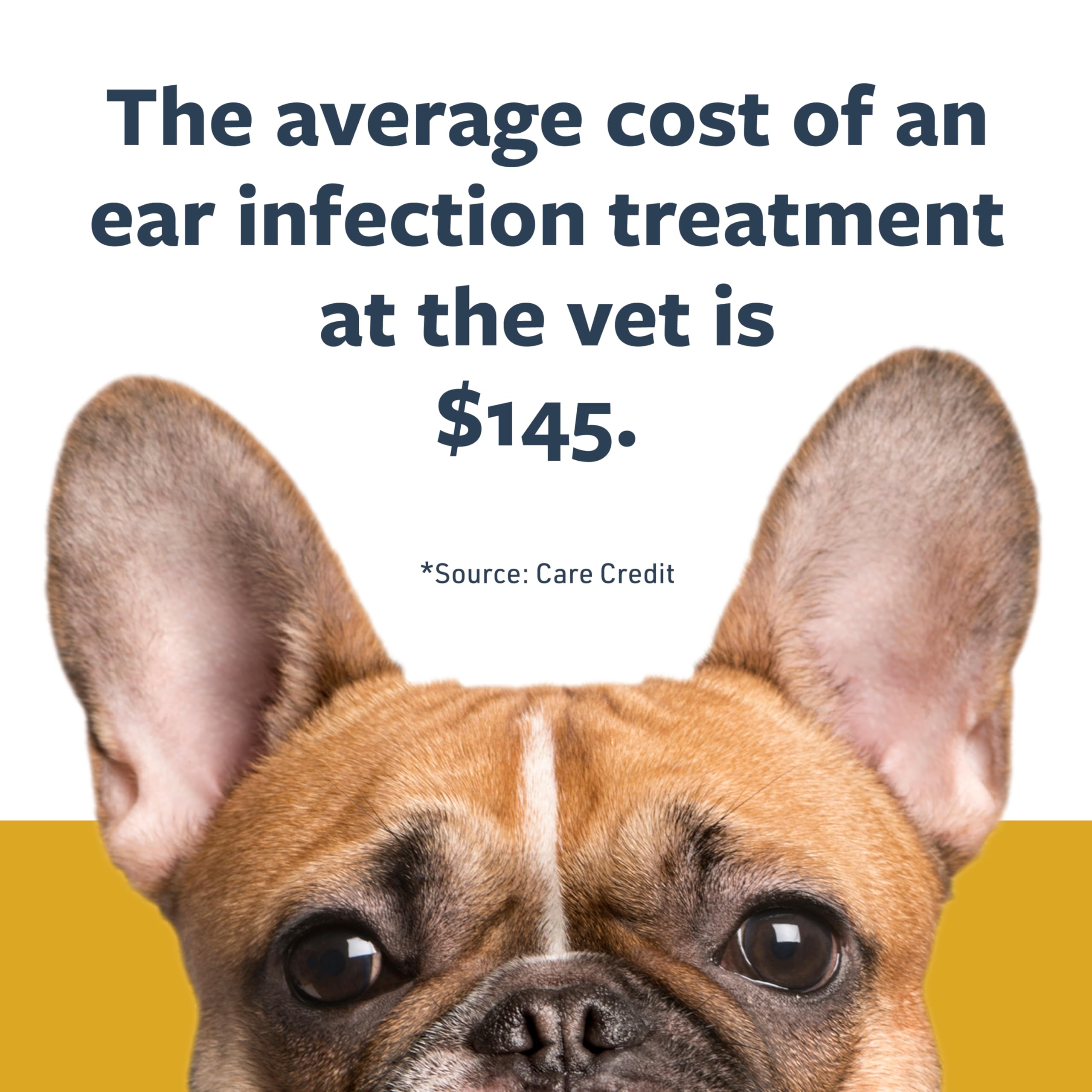 Veterinary Formula Clinical Care Ear Therapy Wipes, 100ct β Cat and Dog Ear Cleaner β Help Relieve Itchy Ears Quickly & Effectively Remove Dirt, Debris, and Foul Odor