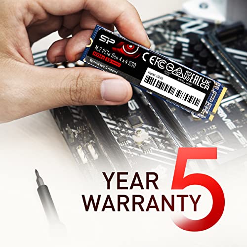 Silicon Power 2TB UD85 NVMe 4.0 Gen4 PCIe M.2 SSD R/W up to 3,600/2,800 MB/s (SP02KGBP44UD8505)