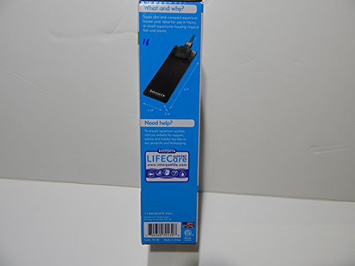 Interpet Life Thermal Flat Aquarium Heater with Free Thermometer Strip 3yr Warranty
