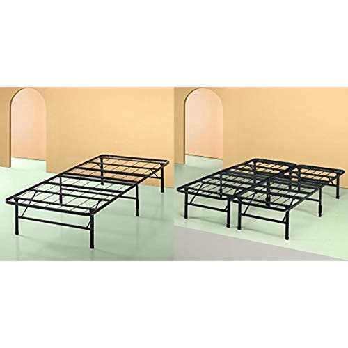 Zinus Shawn 14 Inch SmartBase Mattress Foundation/Bed Frame/Spring Replacement/Maximum Under-Bed Storage Twin and Mattress Foundation/Bed Frame/Spring Replacement/Under-Bed Storage, Queen