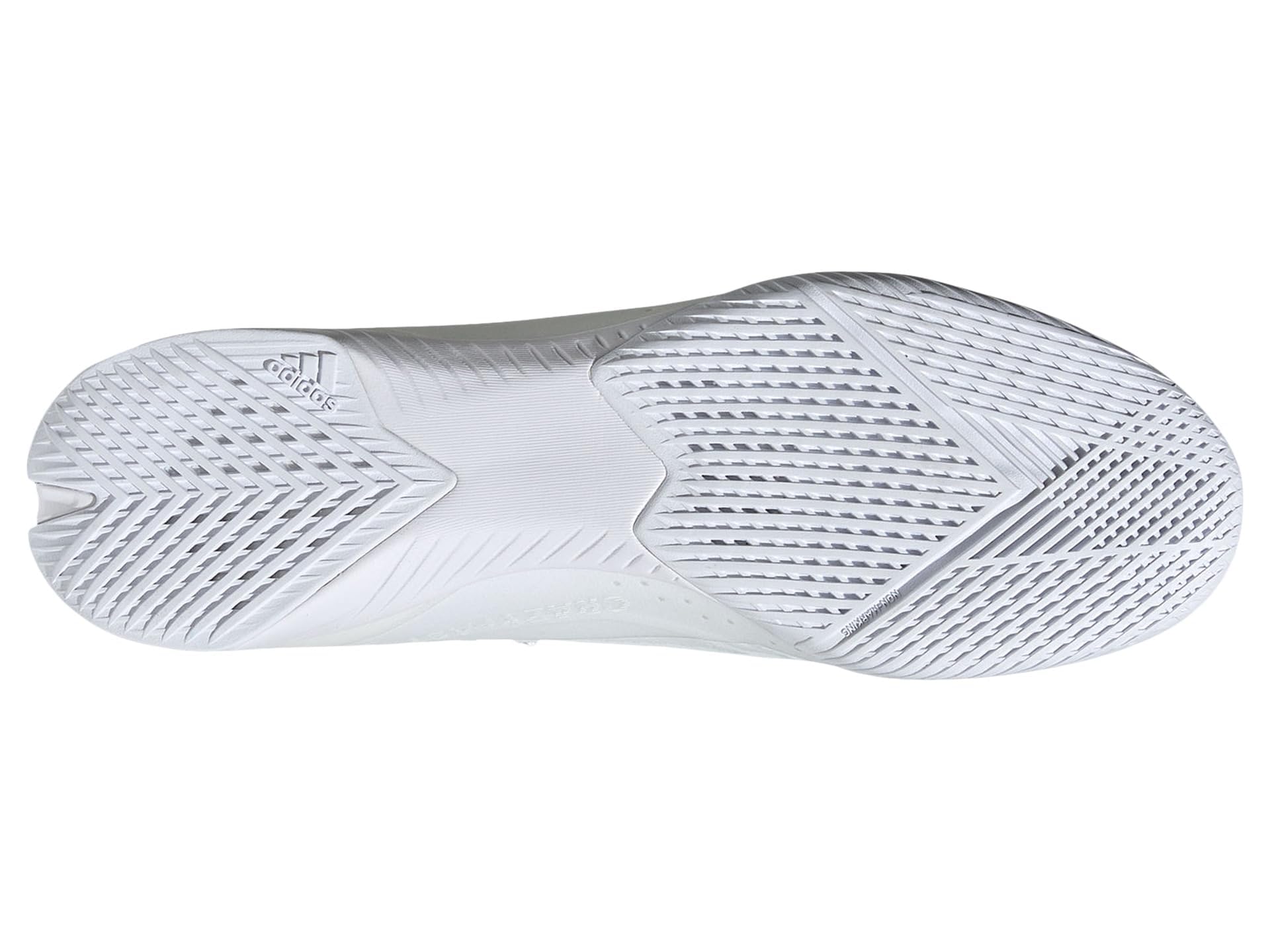 adidas Unisex X Crazyfast.3 Indoor Sneaker, White/White/White, 10.5 US Men