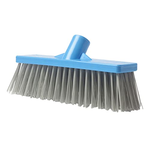 Asakkura 1pc Brooms Multi-Purpose Deck Broom Heavy Rough Indoor Premium Swimming Surface Tile Wall Cleaning Long Stiff Brush Soft for Sweeper Plastic Tub Bristles Floors Accessory