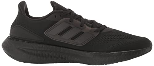 adidas Women's Pureboost 22 Running Shoe, Black/Black/Carbon, 8