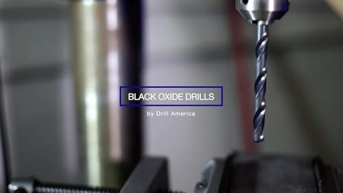Drill America DWDNUP6 U High Speed Steel Black Oxide Drill Bit (Pack of 6), DWDN Series