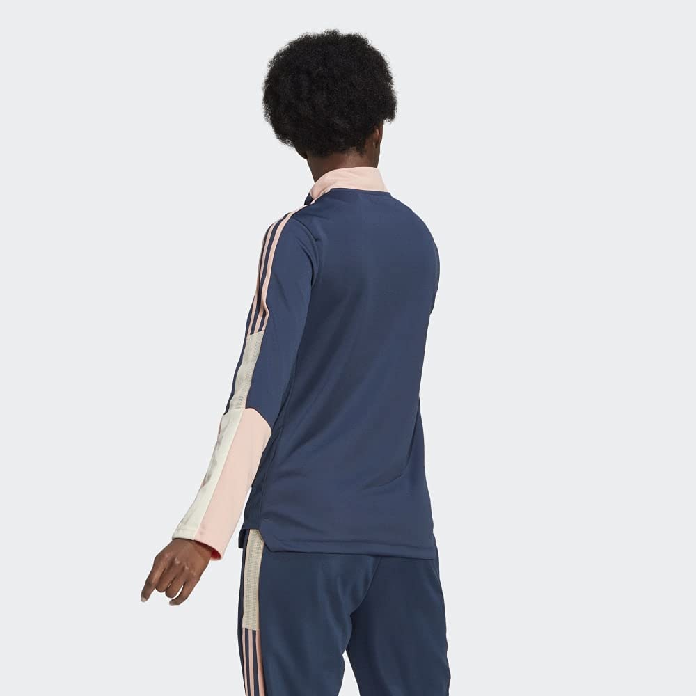 adidas womens Tiro Track Jacket Crew Navy/Vivid Red XX-Small