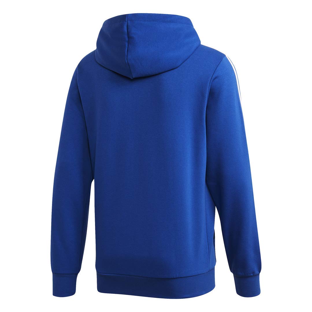 adidas Male Essentials 3-Stripes Full-Zip Fleece, Team Royal Blue/White , M
