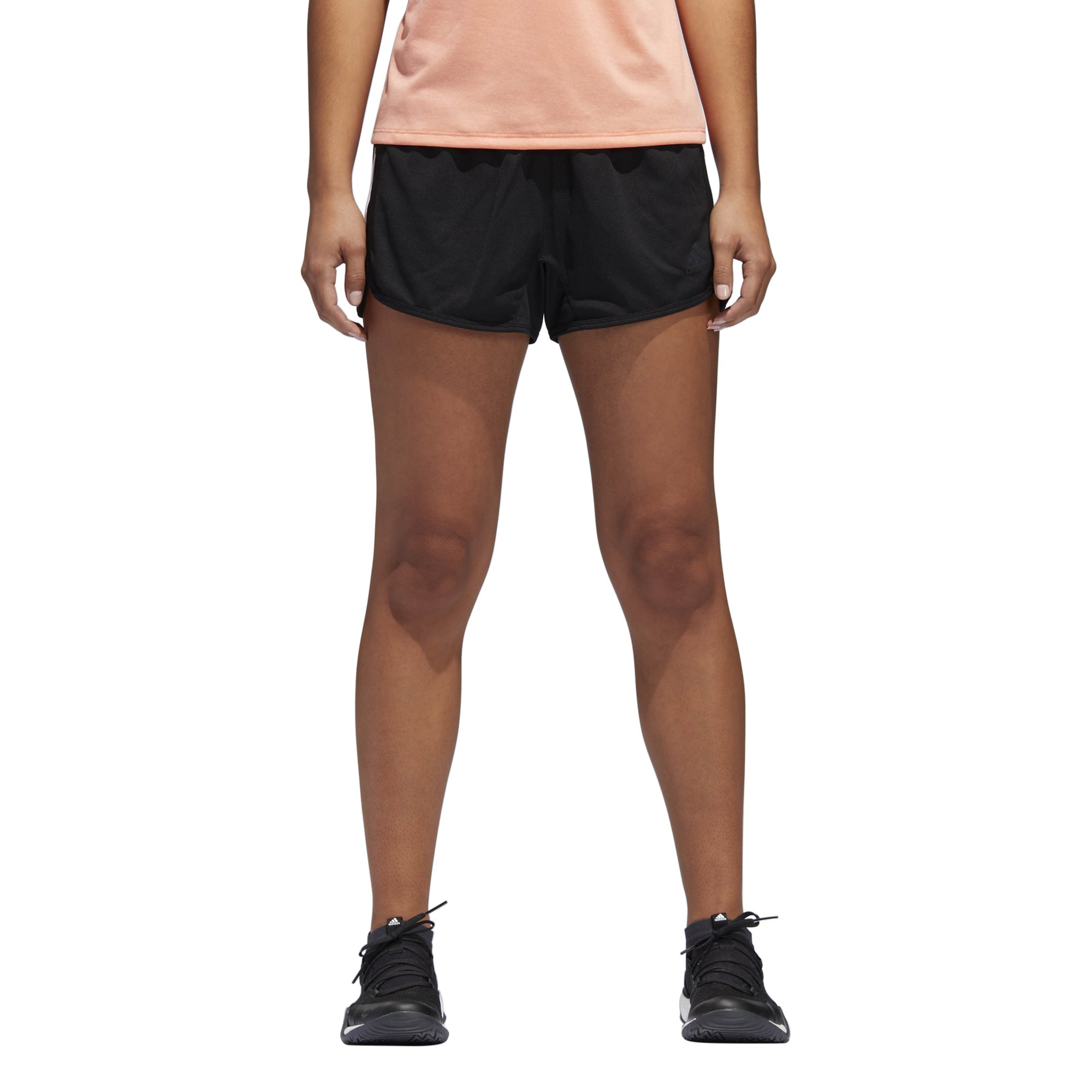 adidas Women's Designed 2 Move Knit Shorts, Black, Large