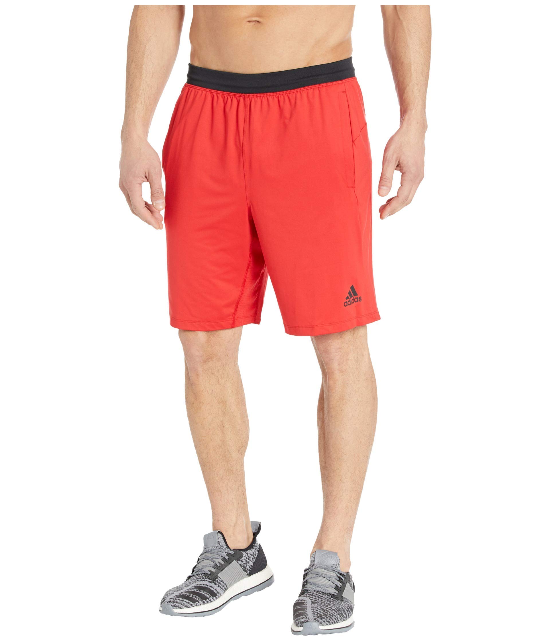 adidas Men's 4KRFT Sport Ultimate Knit 9-Inch Short, Scarlet, Small