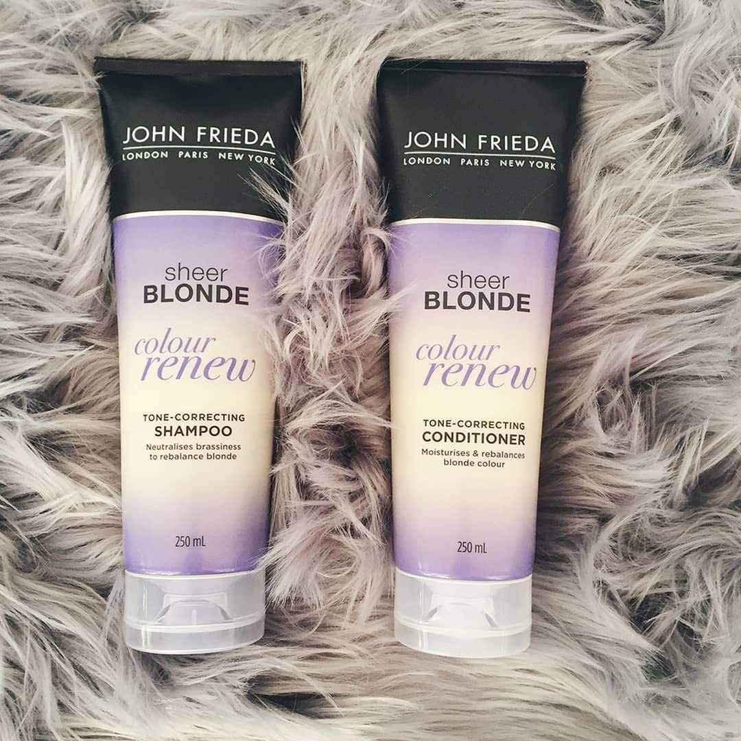 John Frieda Sheer Blonde Colour Renew Tone-Correcting, DUO set Shampoo + Conditioner, 8.45 Ounce, 1 each