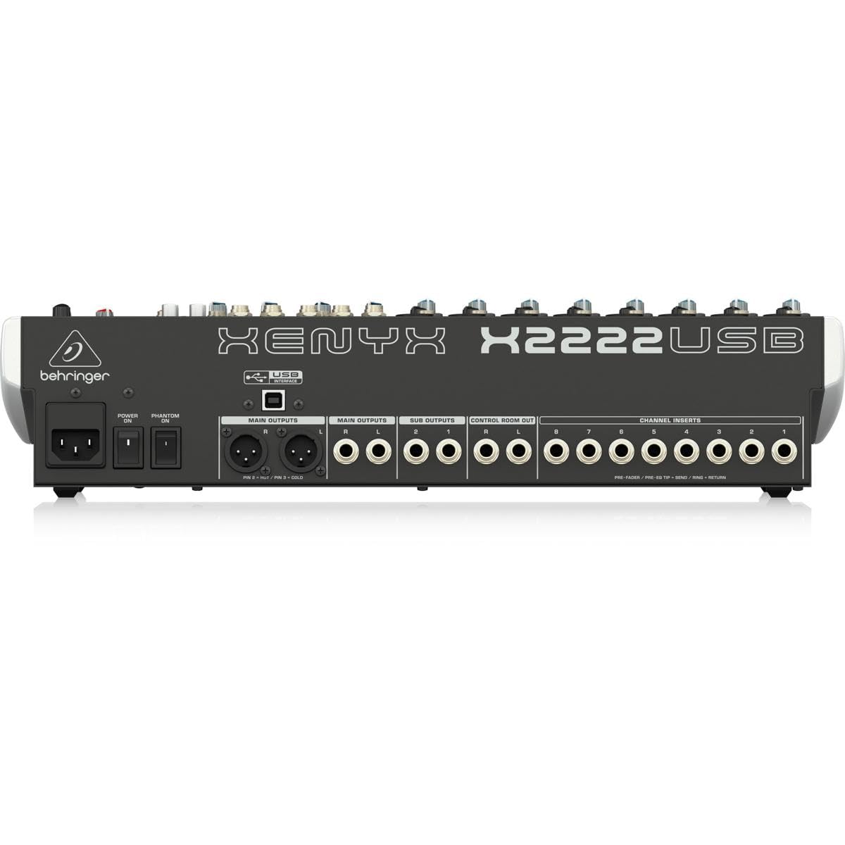 Behringer Xenyx X2222USB Mixer with USB and Effects