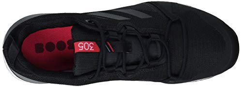 adidas Women's Terrex Skychaser Light Gortex Hiking Boot, Carbon/Black/Pink, 11 M US