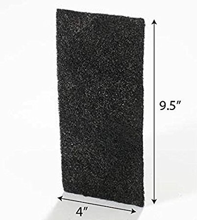 Nispira True HEPA Air Filter Replacement Carbon Compatible with Holmes AER1 HAPF30AT Air Purifier - 1.2β x 10β x 4.6β (4 HEPA Filters + 4 Carbon Filters)