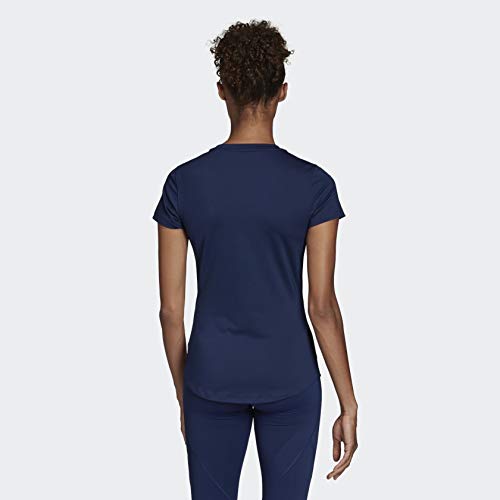 adidas Women's USA Volleyball Primeblue Replica Tee Team Navy Blue/Glory Blue M