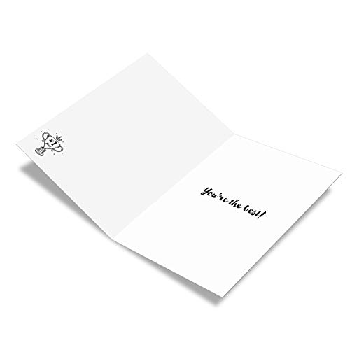 NobleWorks - Boss's Day Greeting Card with Envelope - Boss Appreciation, Gratitude Notecard for Manager, Work - Happy Boss's Day From All C5886BOG-US
