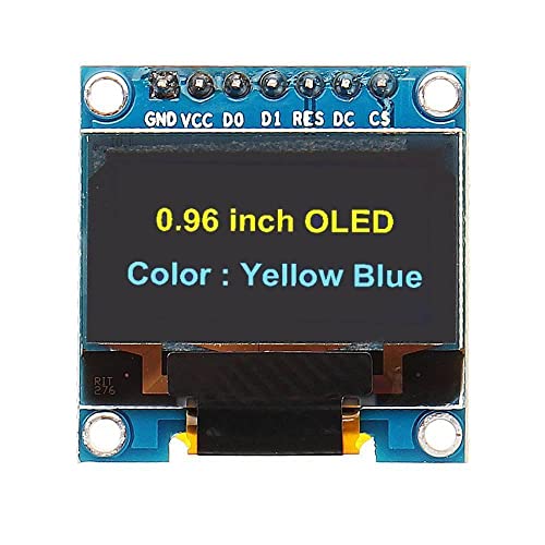 7Pin 0.96 Inch OLED Display 12864 SSD1306 SPI IIC Serial LCD Screen Module for Arduino