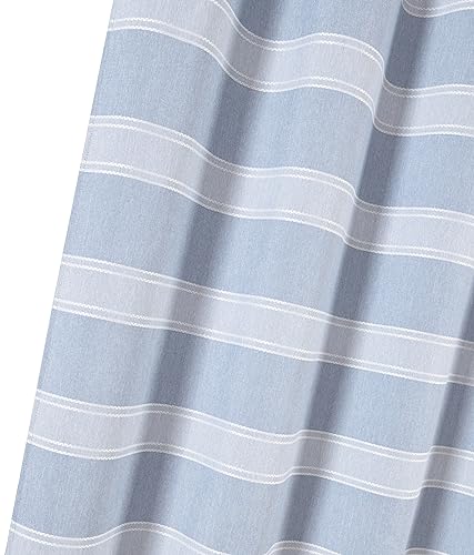 Dainty Home Bathroom Shower Curtains - Blue Shower Curtain with Elegant Design - Luxury Washable Shower Curtains for Bathroom, Hotels