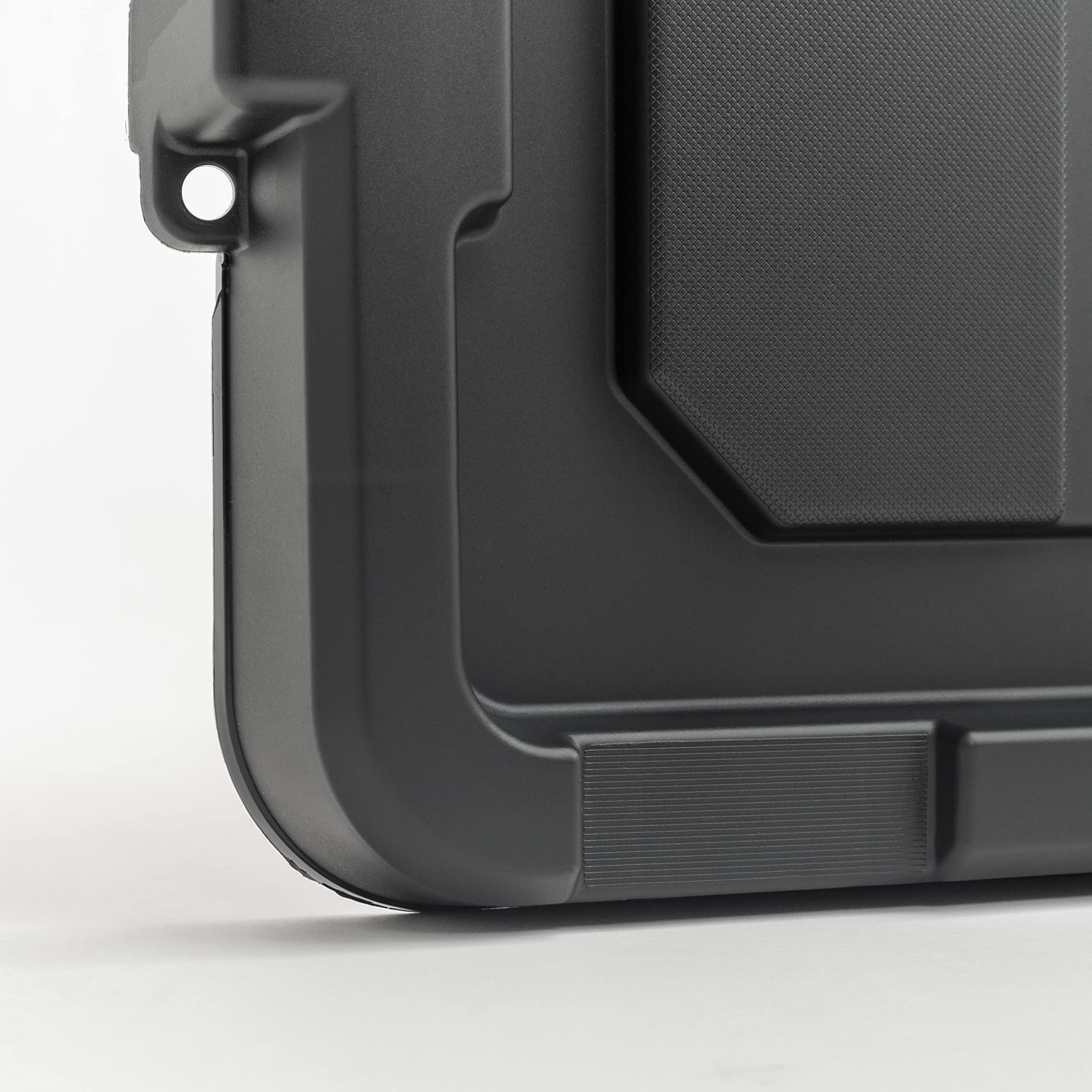 IRIS USA, 76 Quart Heavy Duty Plastic Storage Box, Black, Set of 4