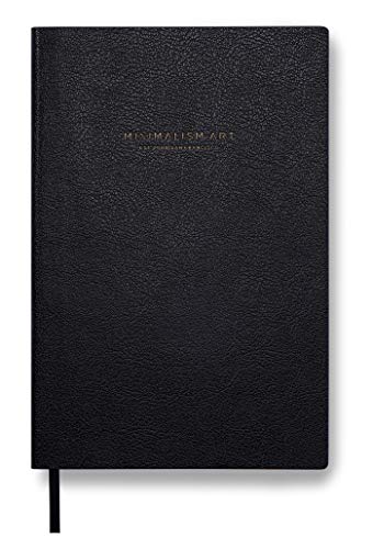 Minimalism Art, Classic Soft Cover Notebook Journal, Large Size, Composition B5 7.6" x 10", 176 Pages, Premium Thick Paper 100gsm, Fine PU Leather, Ribbon Bookmark, San Francisco (Dotted, Black)