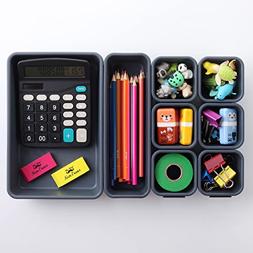 Mr. Pen- Interlocking Desk Drawer Organizer, 8 pcs, Drawer Organizer, Kitchen Drawer Organizer, Desk Drawer Organizer, Drawer Organizers, Office Drawer Organizer, Desk Drawer Organizers and Storage