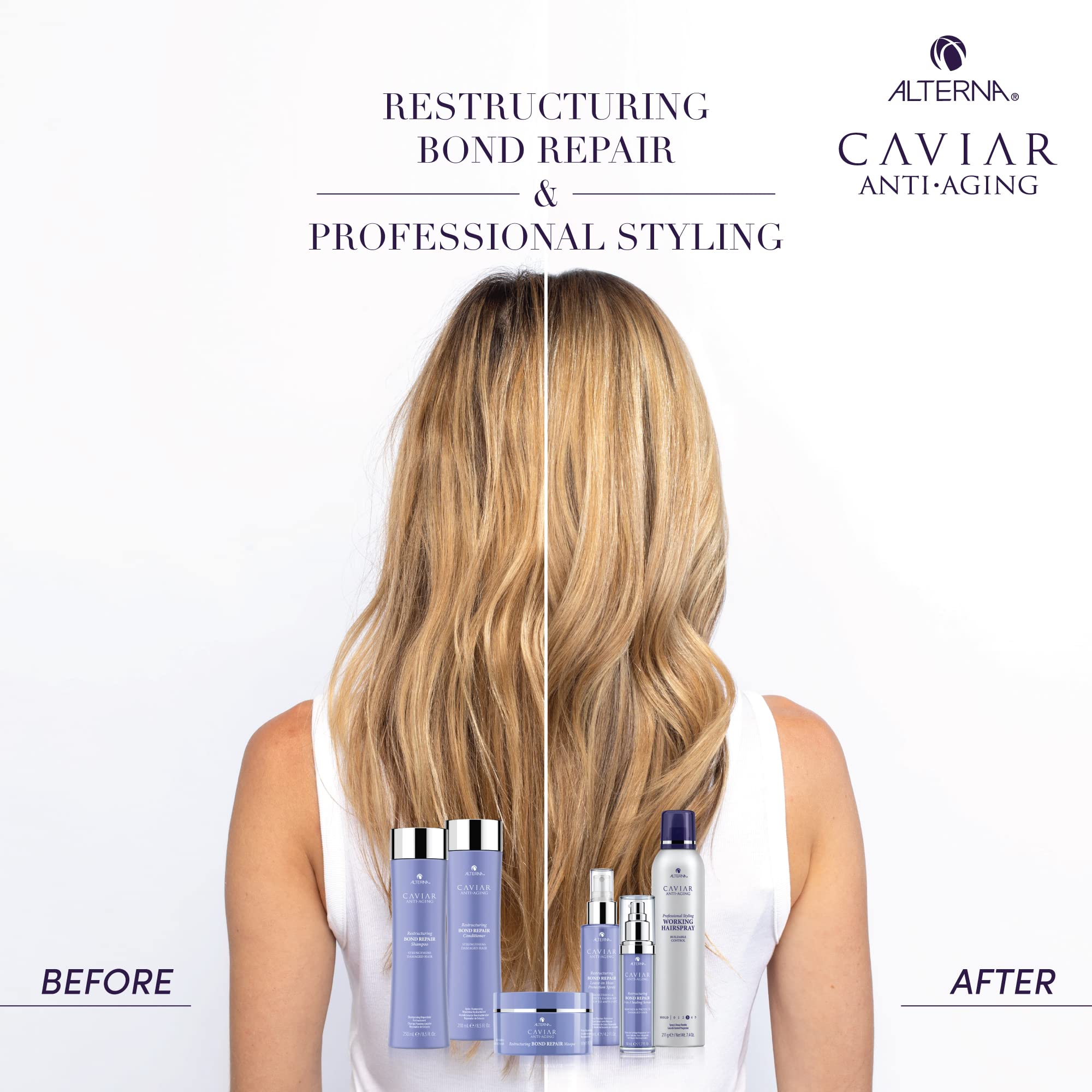 Alterna Caviar Anti-Aging Restructuring Bond Repair Great Barrier Repair 3-pc Gift Set