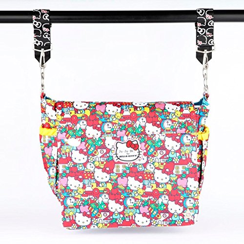 JuJuBe Be Connected Stroller Attachment, Hello Kitty Collection - Silver
