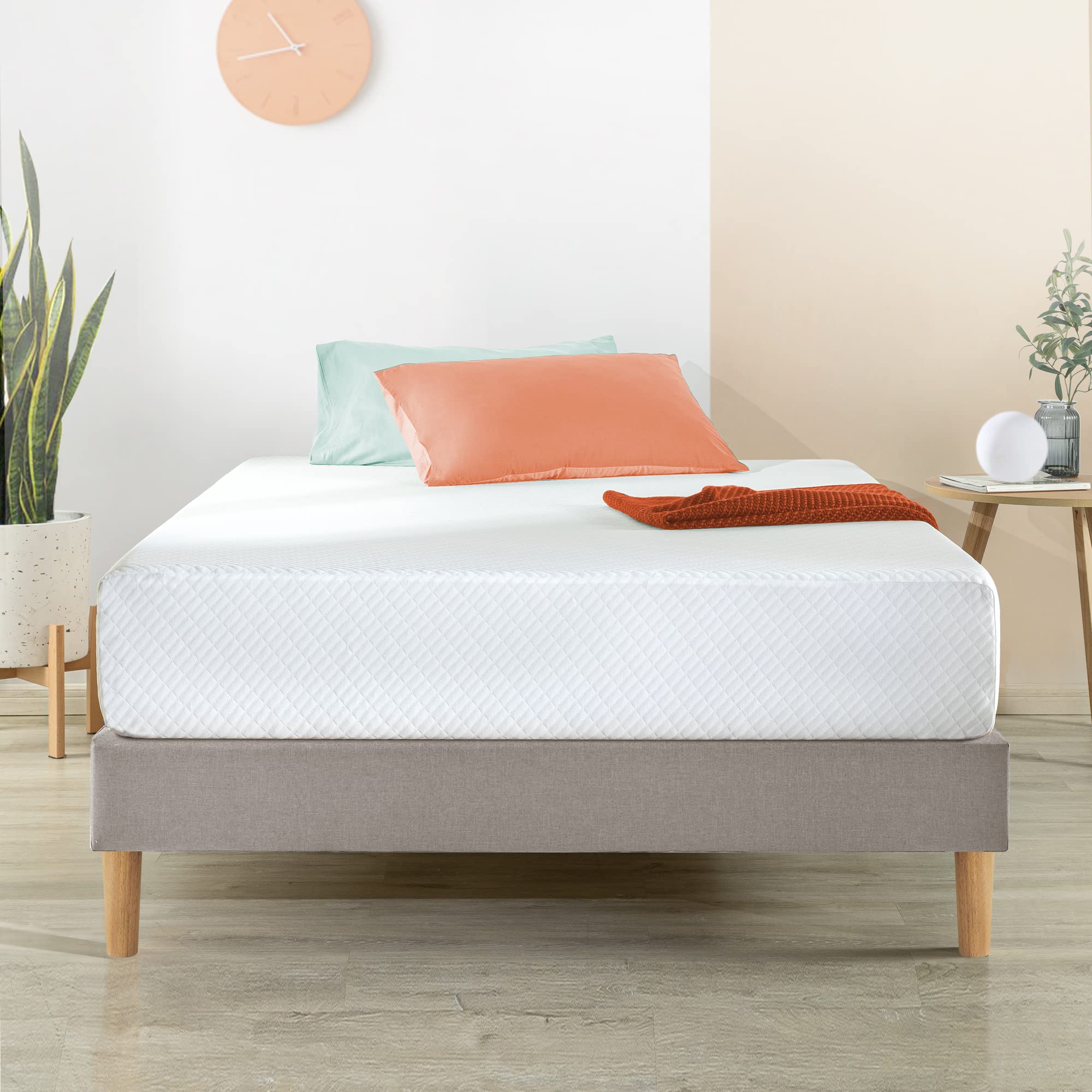 ZINUS 10 Inch Green Tea Arie Memory Foam Mattress, Full, CertiPUR-US Certified, Mattress in A Box, Pressure Relieving, Made in USA