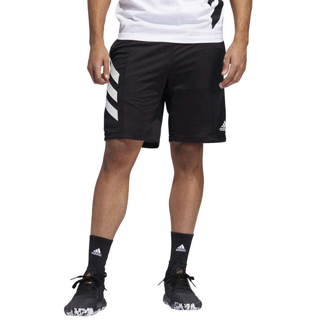 adidas Men's Sport 3-Stripes Short Black/White 4X-Large/Tall