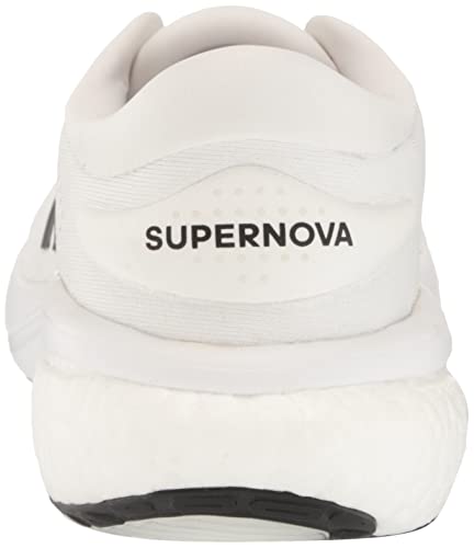 adidas Men's Supernova 2 Running Shoe, White/Black/Dash Grey, 15