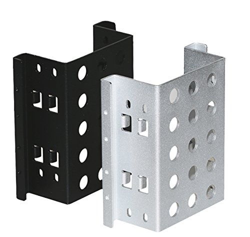 JXSZ Aluminum Dual 2.5" SATA IDE SSD/HDD to 3.5" Mounting Bracket for Desktop PC Drive Bay Kit
