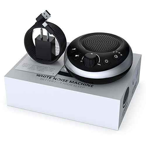 iDealSleep Loud Sound Brown Noise Machine White Noise Machine Nonstop 30 Soothing Sounds for Baby Kids Adults Sleep Pinknoise Machine 36-Level Vol Auto-Off Timer Memory Function for Home Travel Office