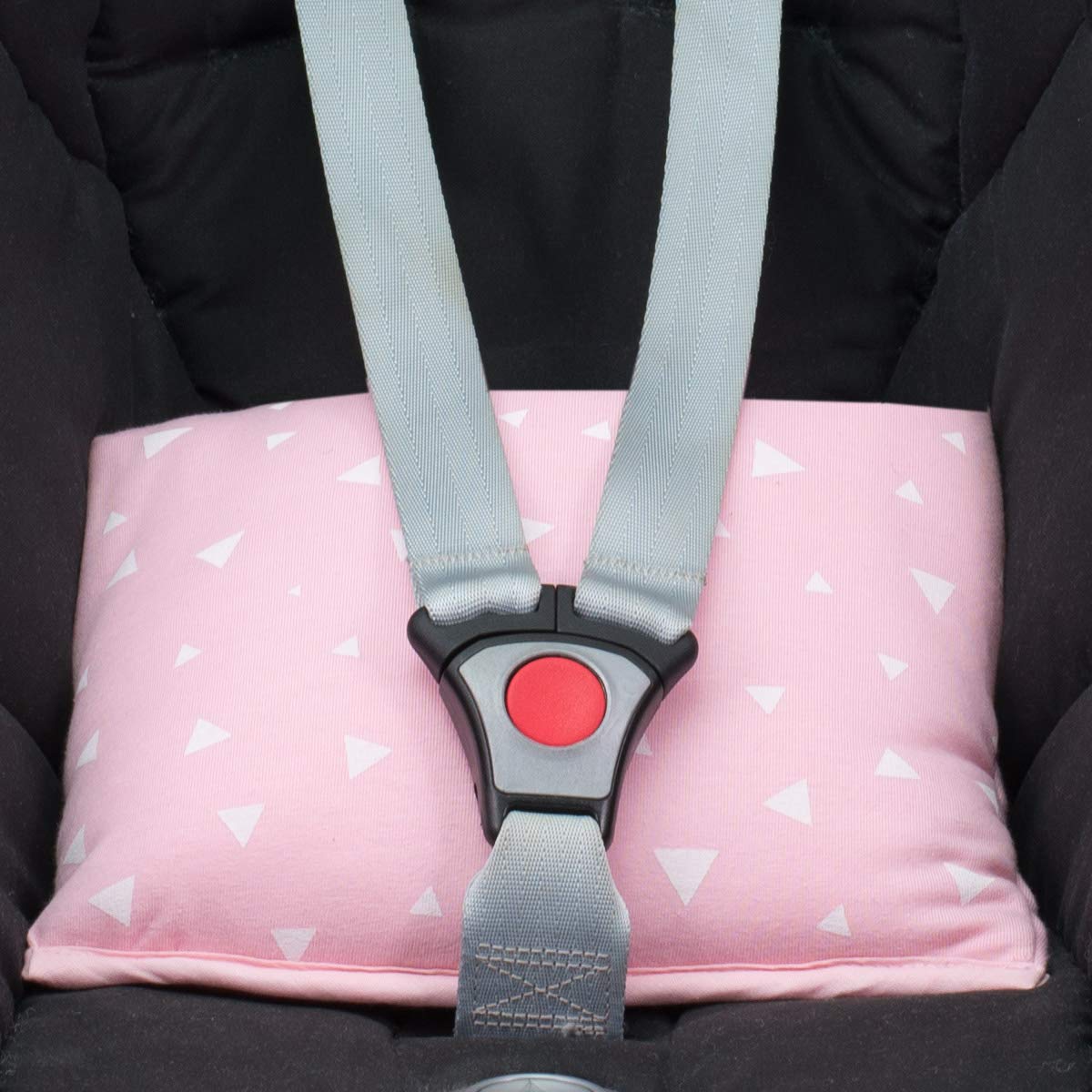 JYOKO Kids Reducer Cushion Infant Head & Baby Body Support Antiallergic 100% Cotton (Head, Body and Back Support, Pink Sparkles) 3 Parts
