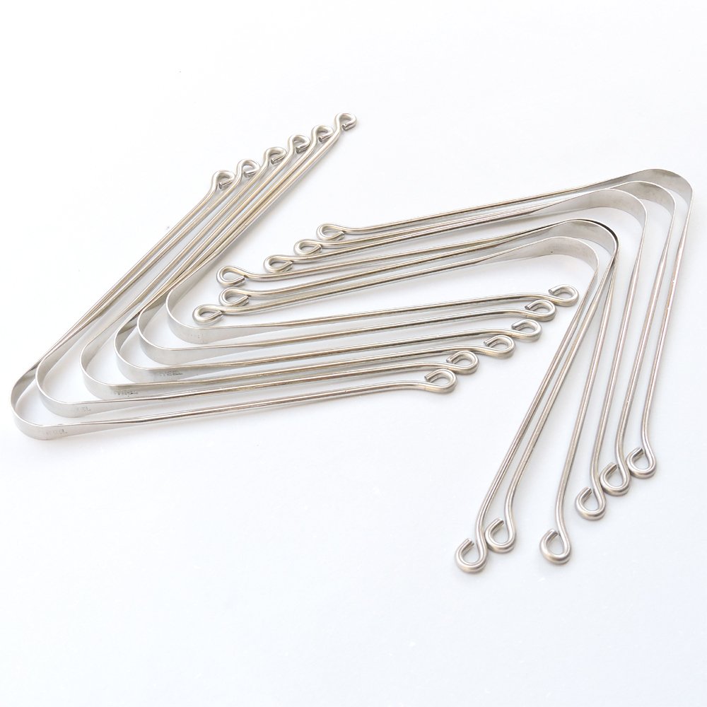 High Grade Stainless Steel Tongue Cleaner, Set of 12, for Bad Breath Treatment Naturally