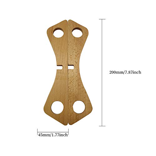 ZhenSanHuan Wood Trivet Reversible Pot Holder Detachable